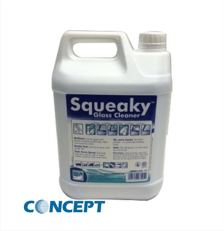 Concept Squeaky Glass Cleaner (5ltr) | Valeting Supplies Direct
